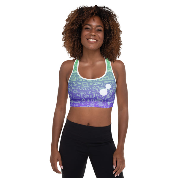 Padded Sports Bra | 2025 Edition – ServiceM8 Merch